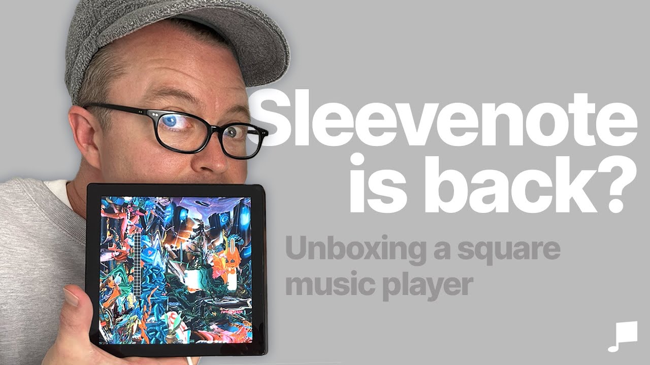 Unboxing a square music player prototype - Sleevenote - YouTube