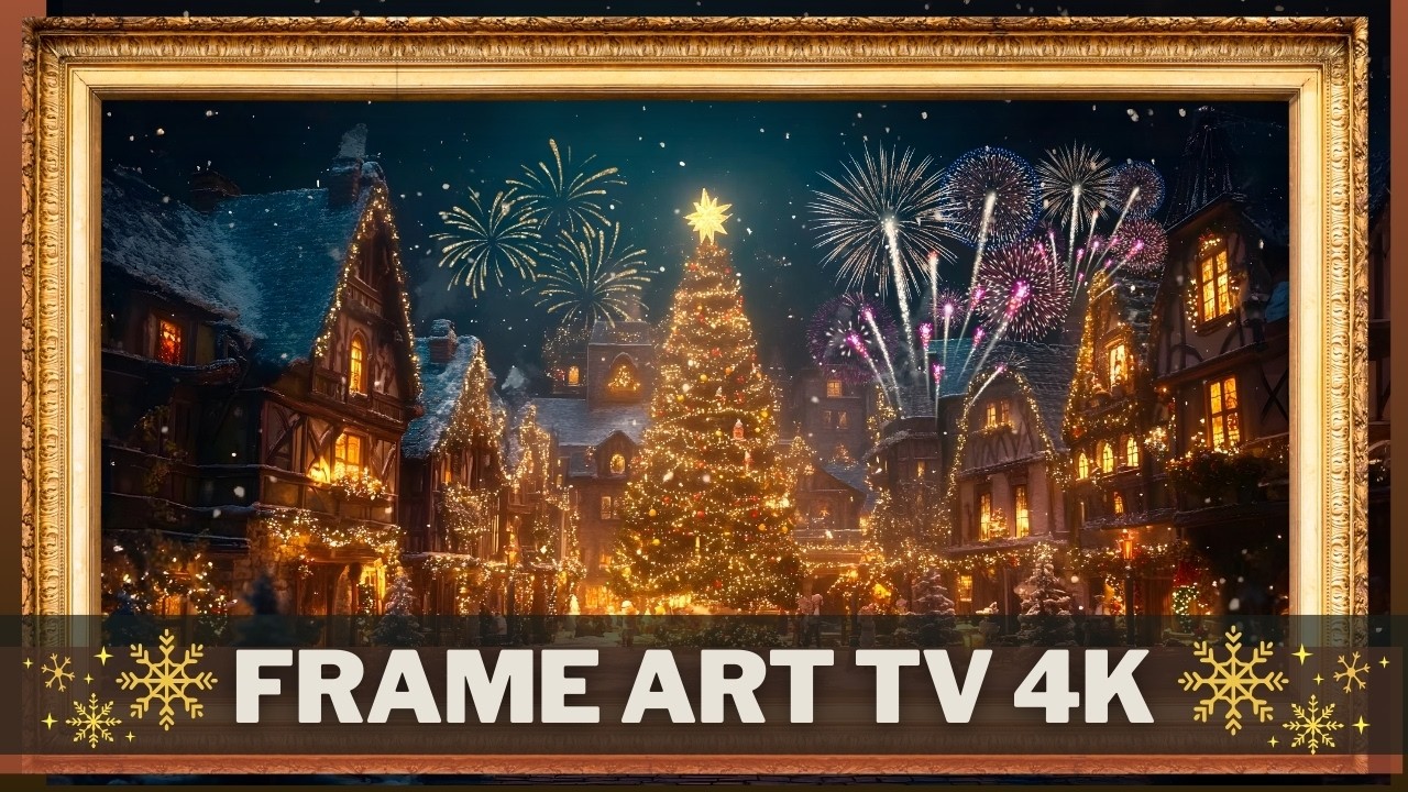 Winter Celebration of Light and Warmth | Art Frame Screensaver | Art ...
