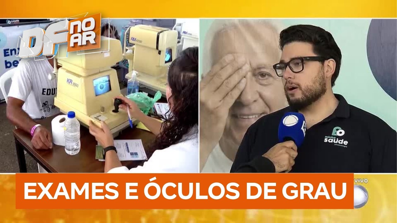 Projeto distribui óculos gratuitamente em Samambaia Sul | DF no Ar ...