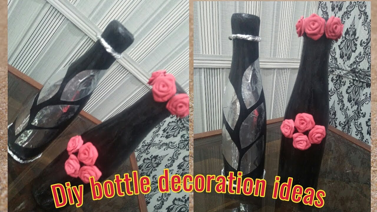 DIY bottle decoration ideas |use waste material|😊 - YouTube