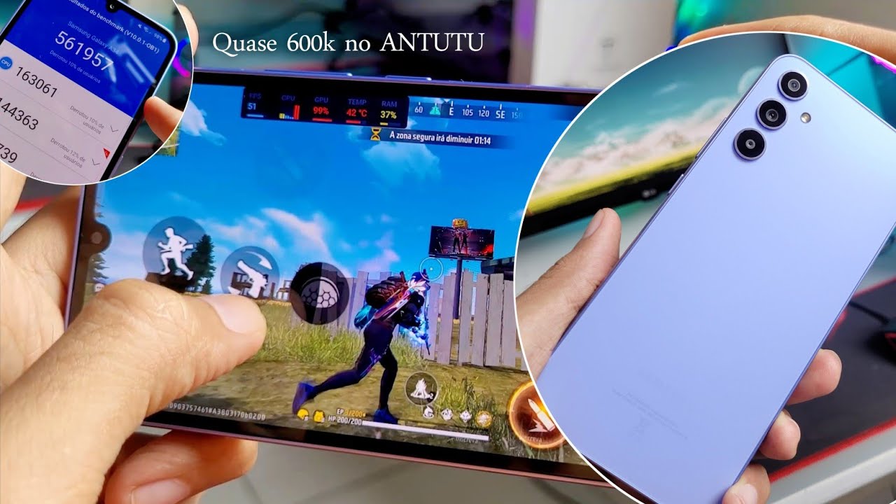 🌟#1 O Galaxy A34 5g é BOM? Free Fire Ultra - YouTube