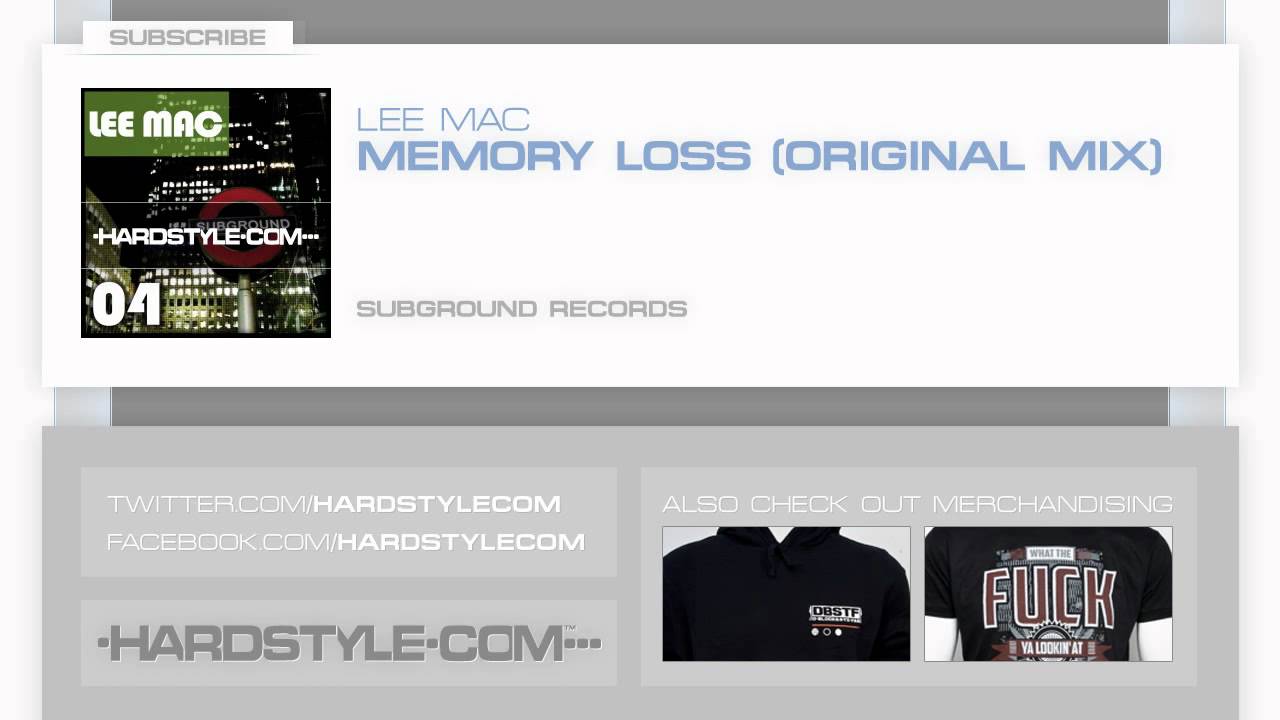 New Release | Lee Mac - Memory Loss (Original Mix) - YouTube