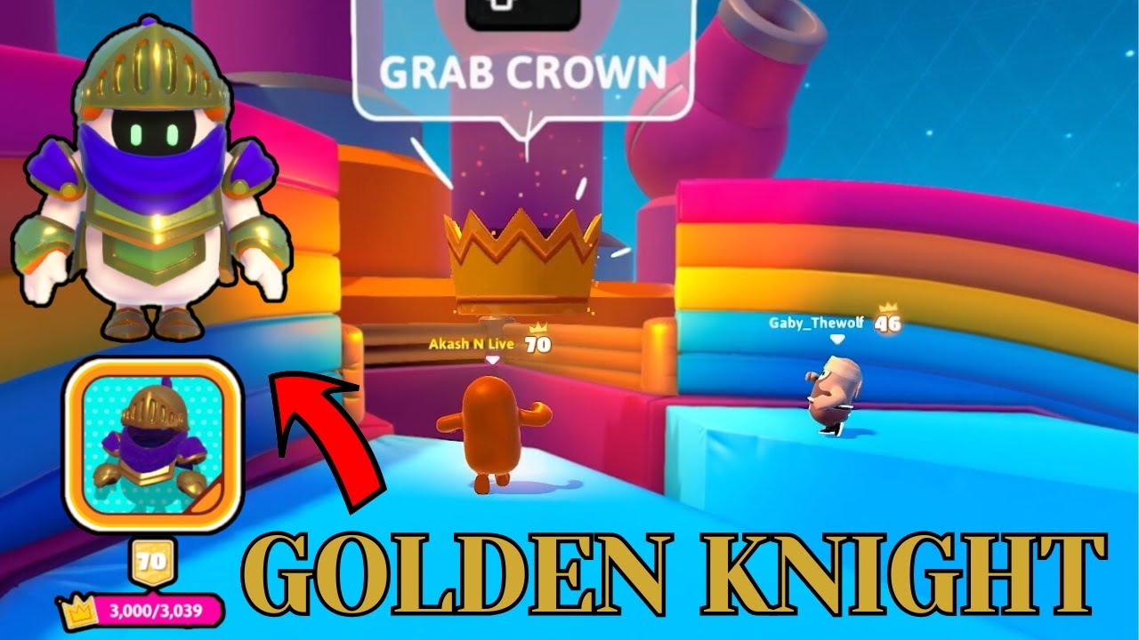I unlocked the Golden Knight In Fall Guys🔥🔥 - YouTube