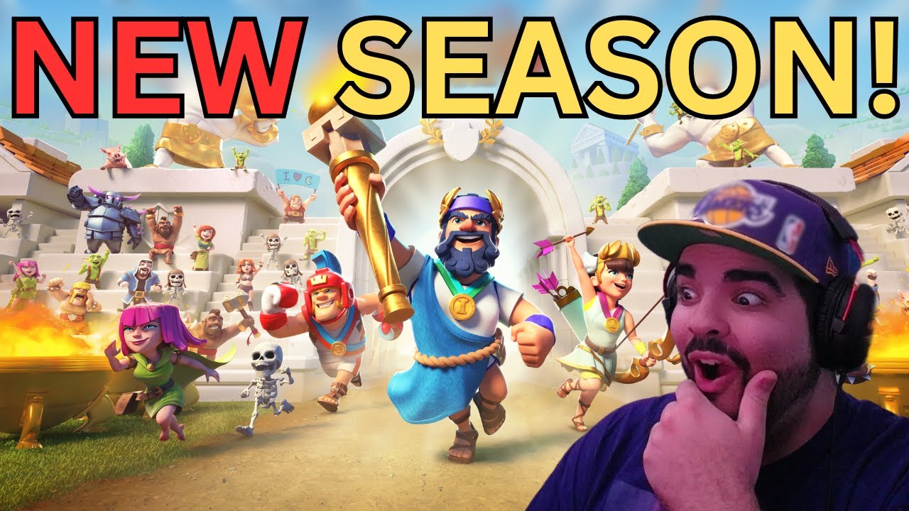 NEW Clash Games Season! | Clash Of Clans LIVE - YouTube