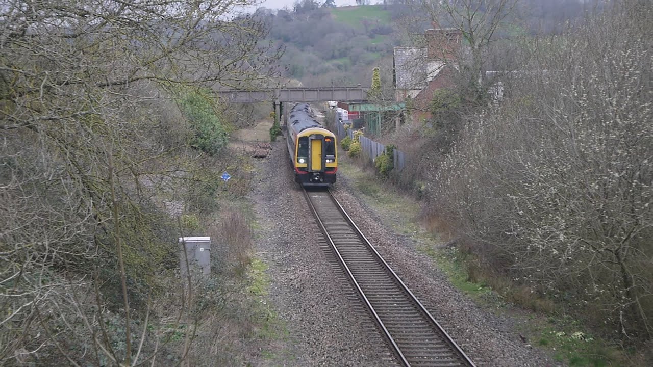 South West Trains Class 159 DMU's Axminster & Seaton Junction April ...