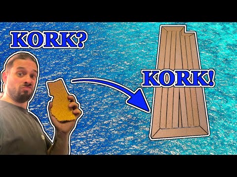 Kork vorbereiten und verkleben - Korkdeck 1 - Binnenjungs-Bootsrefit EP5
