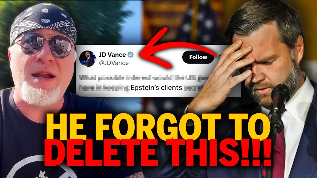 JD Vance HAUNTED By Old Tweet During Epstein DISASTER - YouTube