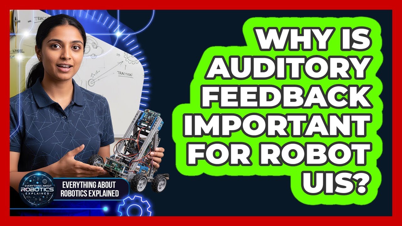 Why Is Auditory Feedback Important For Robot UIs? - YouTube