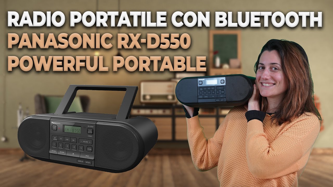 Radio Panasonic RX D550 Powerful Portable, tornano le radio portatili ...