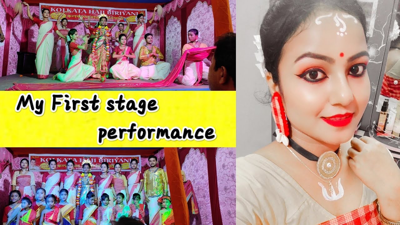 My First Stage Performance🥰// শুভ নবমী 🪷💮 - YouTube