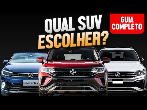 Qual SUV Volkswagen Vale Mais? T-Cross, Taos e Tiguan Comparados