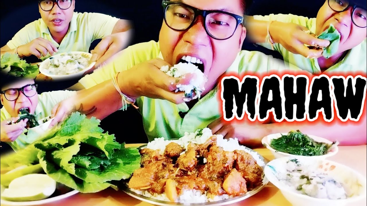 eating shows|chicken thongba,palukabi eronba,hangam chamthong 🔥tare 🤤🤤🤤 - YouTube