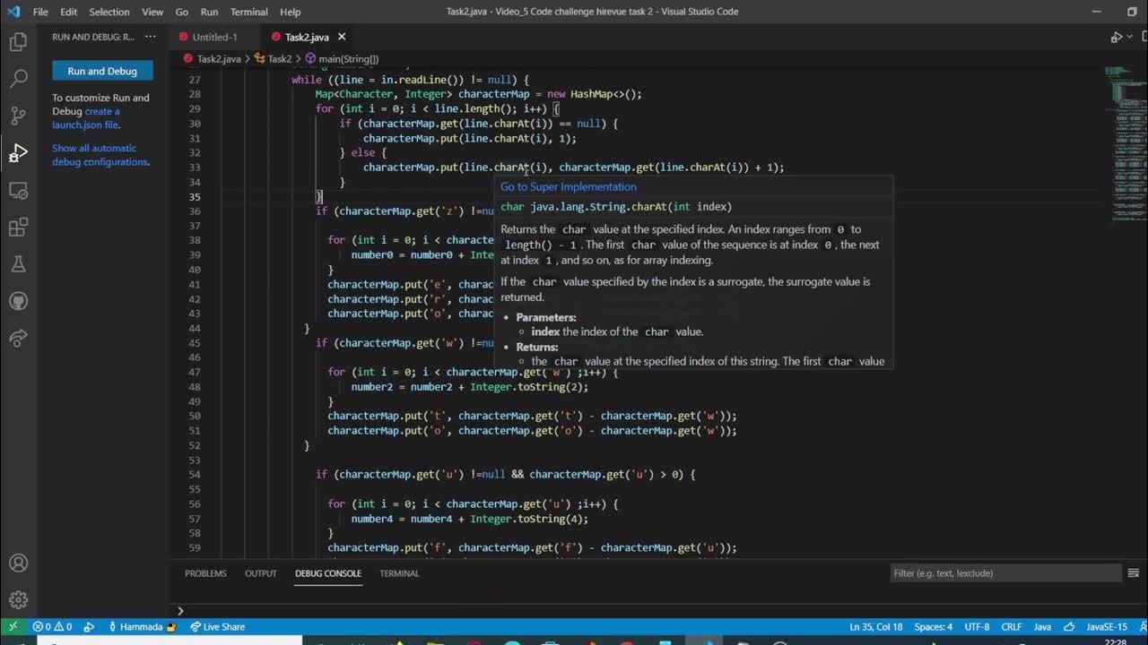 Jumbled string to numbers interview task in java - YouTube