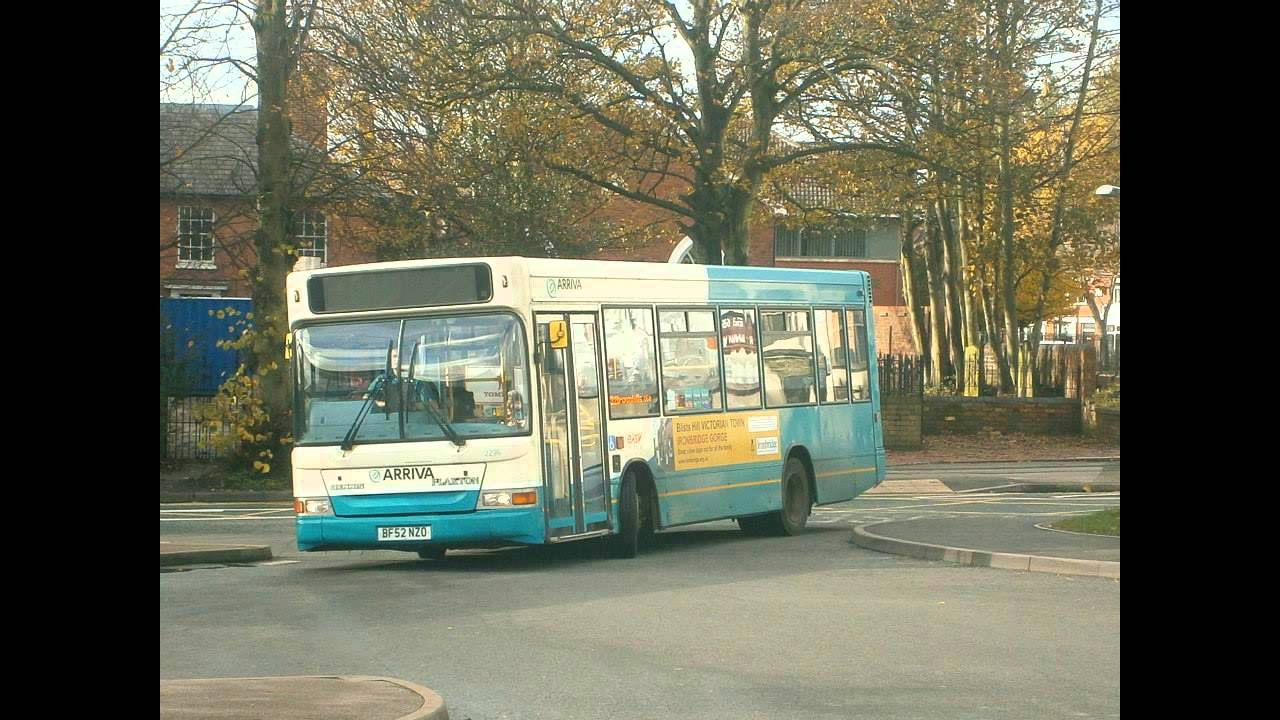 Arriva Midlands Dennis Dart SLF Plaxton Mini Pointer BF52NZR 2296 - YouTube