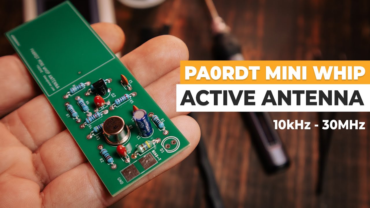 Final Version Of The PA0RDT MINI WHIP Antenna ( 10kHz - 30MHz ) - Part ...