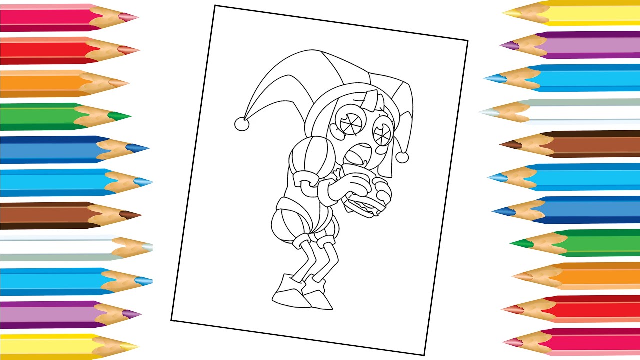 Pomni The Amazing Digital Circus New Coloring Pages | How to color ...