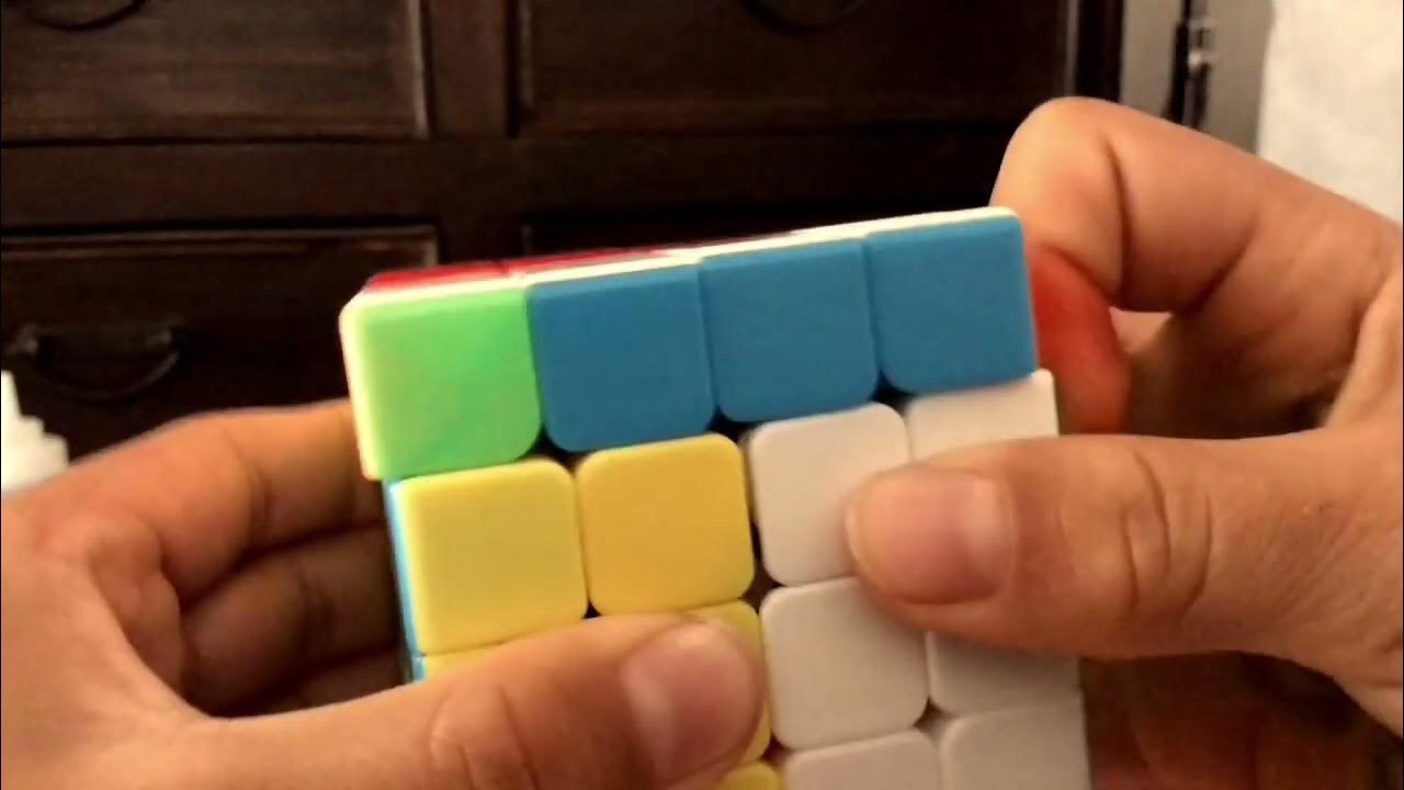 OLL parity algorithm - Rubik's Cube - YouTube