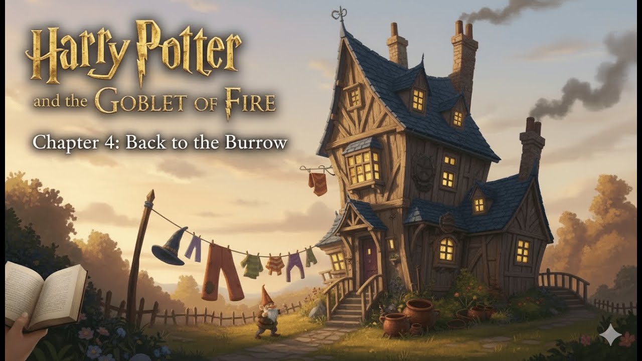 Harry Potter and the Goblet of Fire - Chapter 4: Back to The Burrow ...