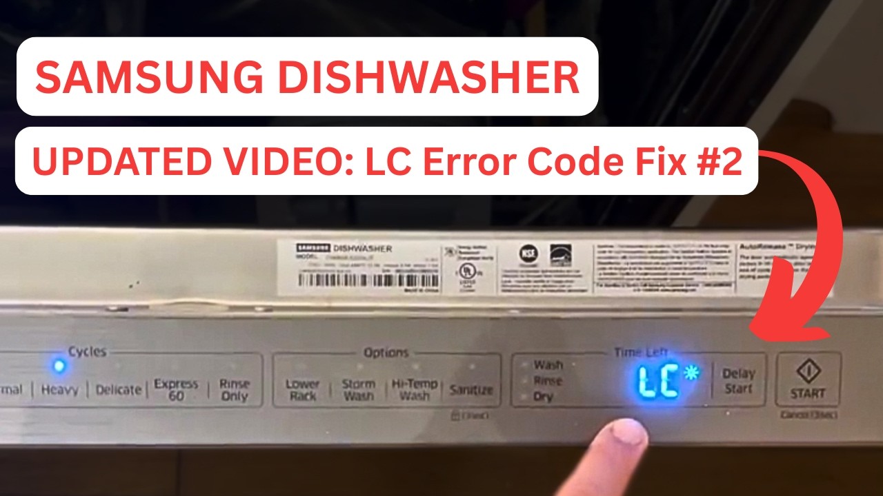 Postsamsung Dishwasher Lc Code Fix