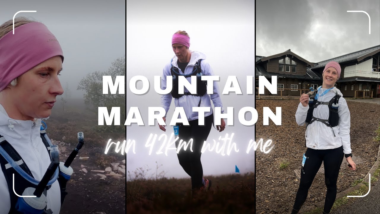 VLOG | RUNNING MY FIRST MOUNTAIN MARATHON | 42KM WITH 1000M ELEVATION ...