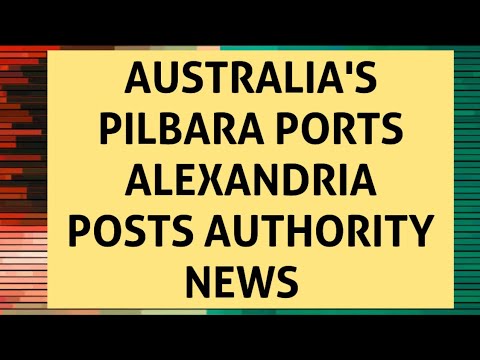 Australia's Pilbara Ports - Alexandria Port Authority News. - YouTube
