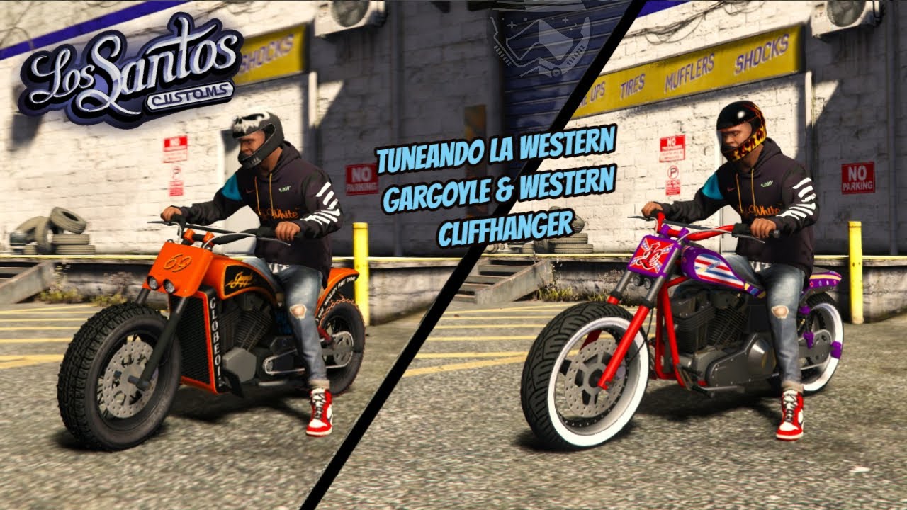 GTA V | Tuneando la Western Gargoyle & Western Cliffhanger - YouTube