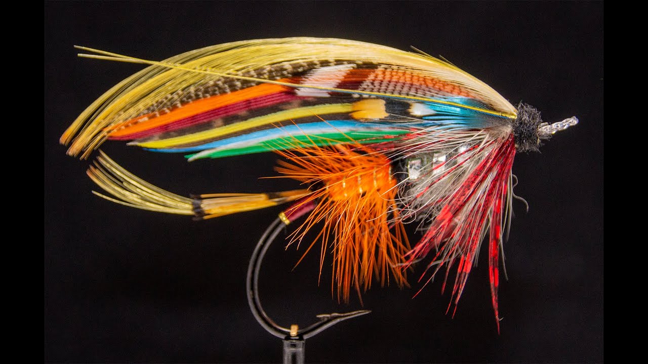 Tying the classic salmon fly pattern Coiner with Jonas Andersson - YouTube