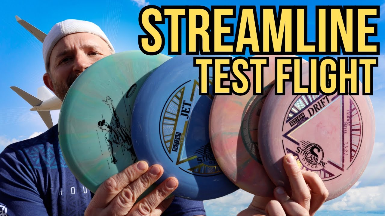 First Time throwing STREAMLINE discs (MVP AXIOM Discs) - YouTube