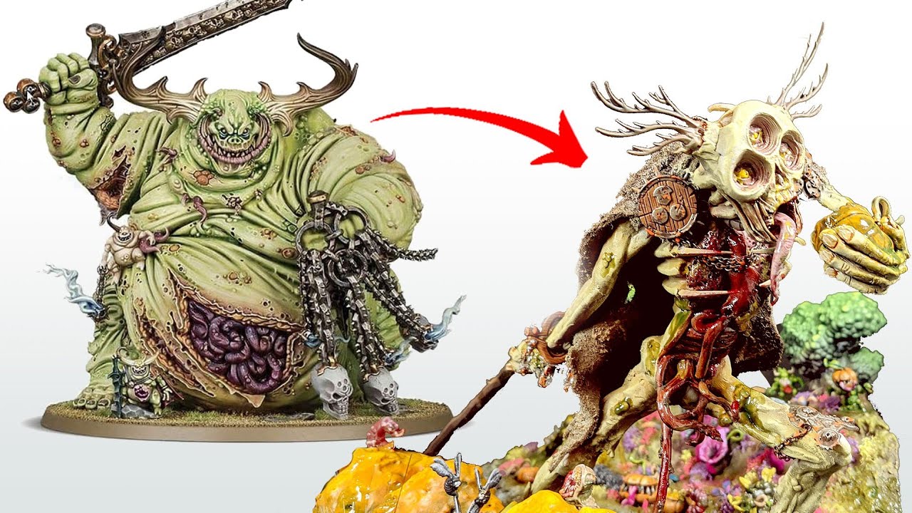 Redesigning the Great Unclean One for Warhammer 40k - YouTube