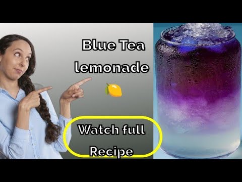 Color Changing Lemonade: Blue Tea vs. Butterfly Pea Mix - YouTube
