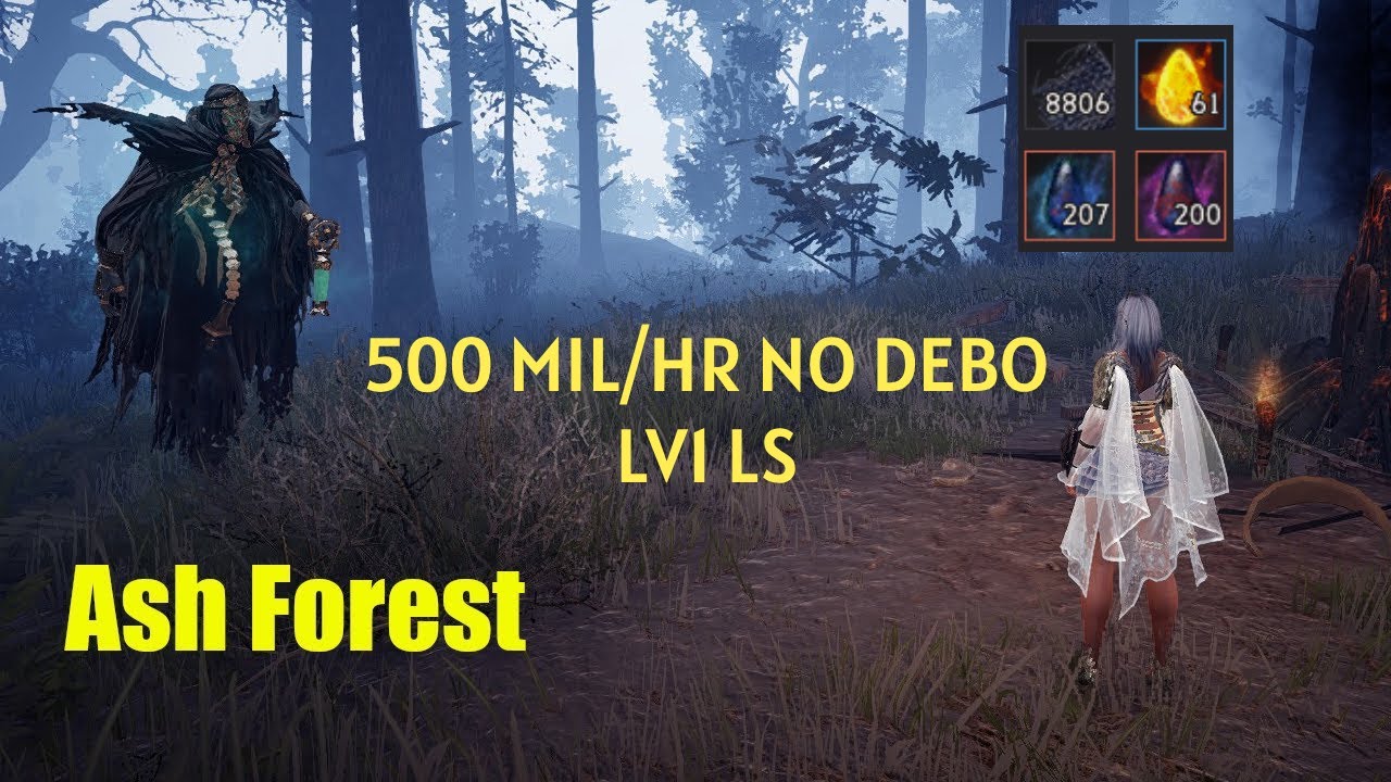 (pre pve buffs) ASH FOREST 8806 TRASH LV1 LOOTSCROLL Succ Witch - YouTube