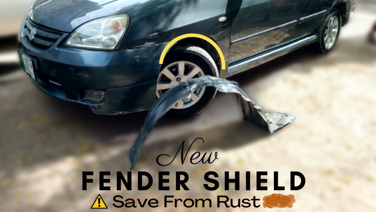 Installing New Front Fender Shield / Liner | No Hidden Rust - YouTube