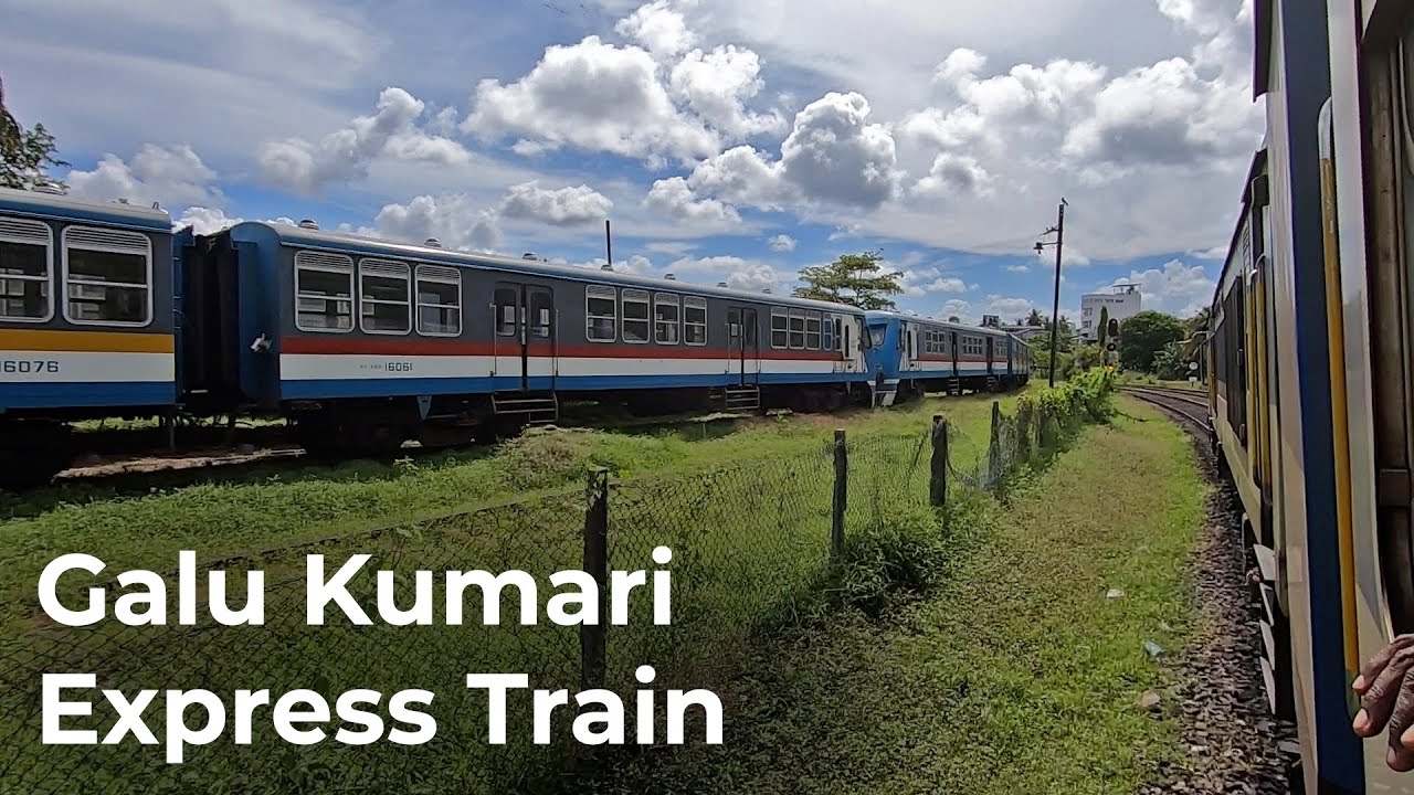 Galu Kumari Express Train Number Number 8057 Going to Maradana in Sri ...