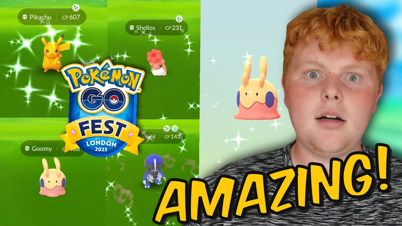 AMAZING Shiny LUCK! Pokemon Go fest Global Day 1! SHUNDO Goomy hatch ...