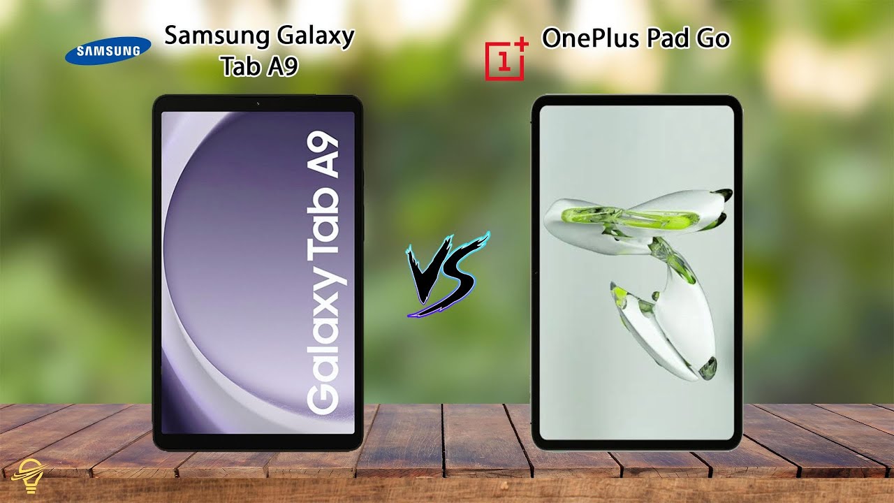 Samsung Galaxy Tab A9 VS OnePlus Pad Go - YouTube