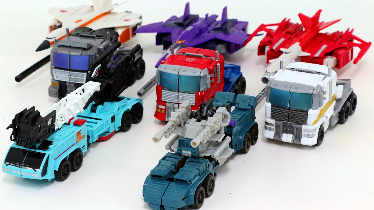 Transformers Combiner Wars Voyager Class Autobot Decepticons 8 Vehicles ...