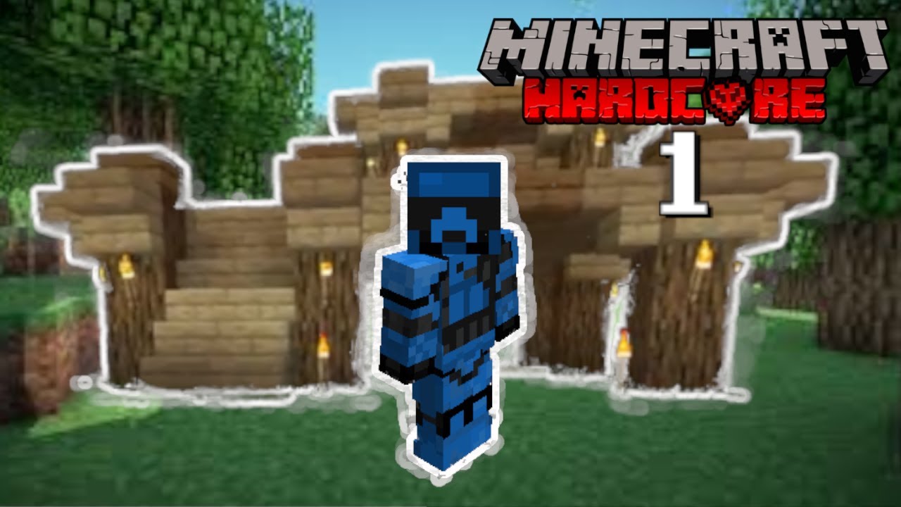 My New House in Minecraft Hardcore (#1) - YouTube
