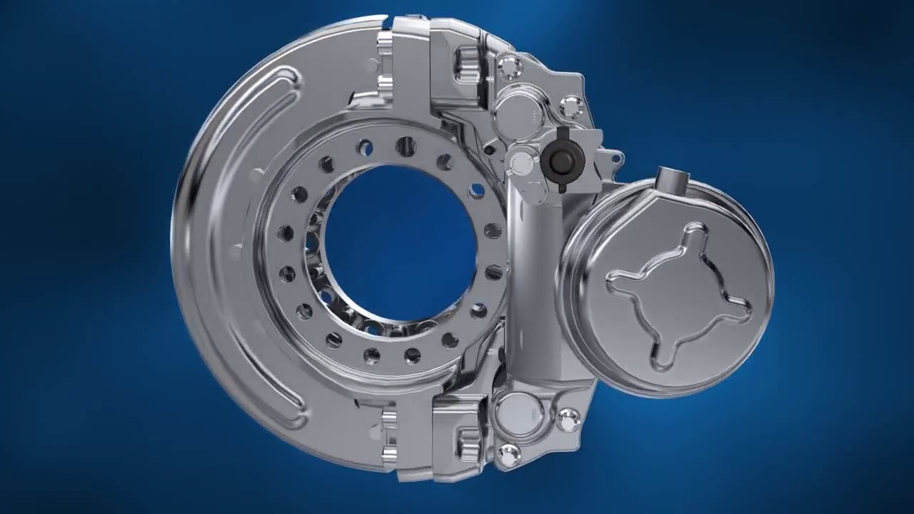 MERITOR EX225 frein a disque - YouTube