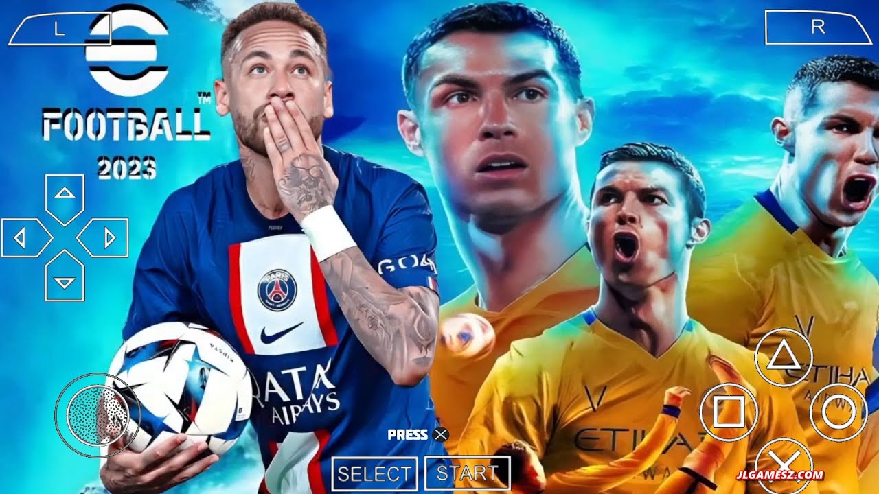 eFOOTBALL PES 2023 PPSSPP CAMERA PS5 ANDROID BEST GRAPHICS NEW KITS 23 ...