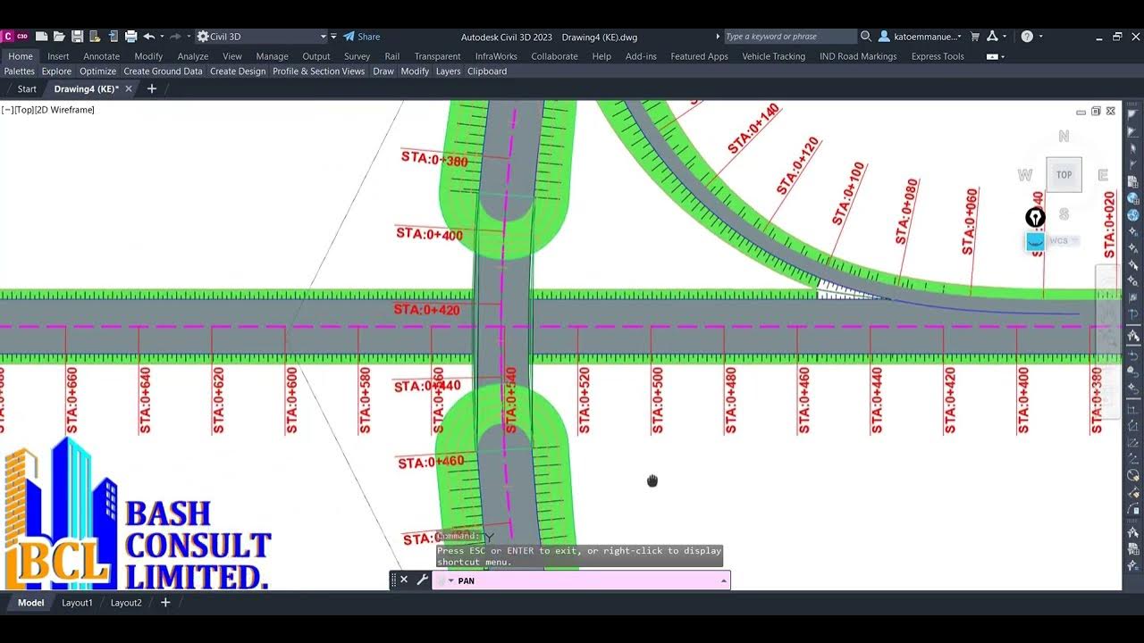Interchange Design in AutoCAD Civil 3D - YouTube