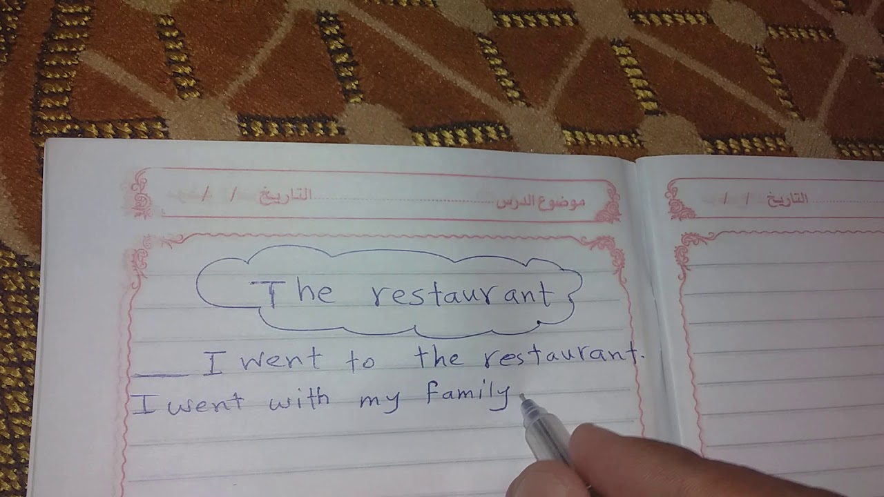 paragraph on the restaurant - YouTube