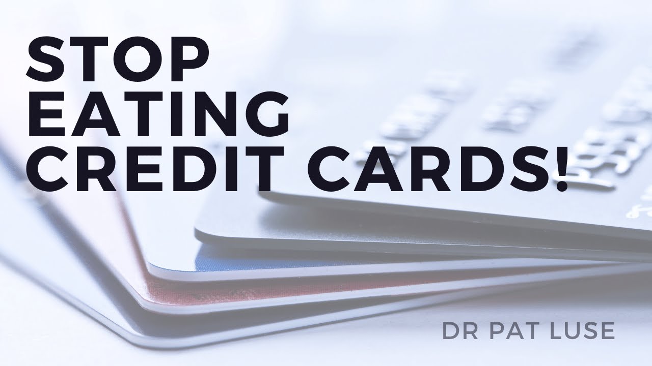 STOP Eating Credit Cards! Find out what plastics you are ingesting! Dr ...