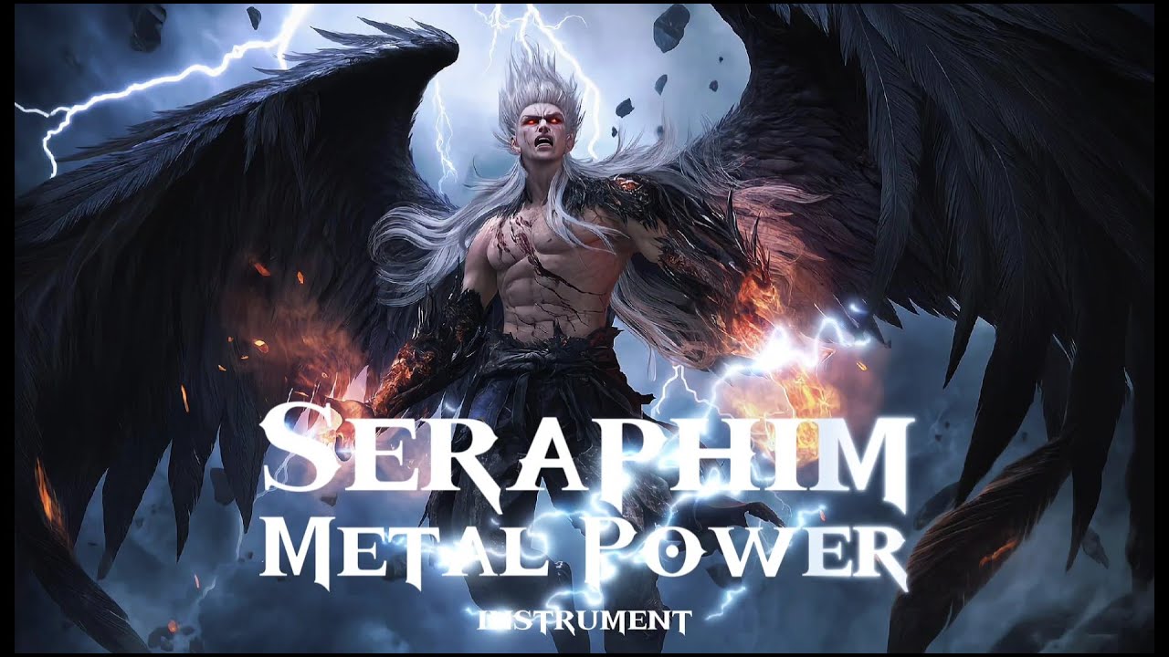 SERAPHIM METAL POWER ⚡ Epic Dark Fantasy Metal Instrumental | Powerful ...