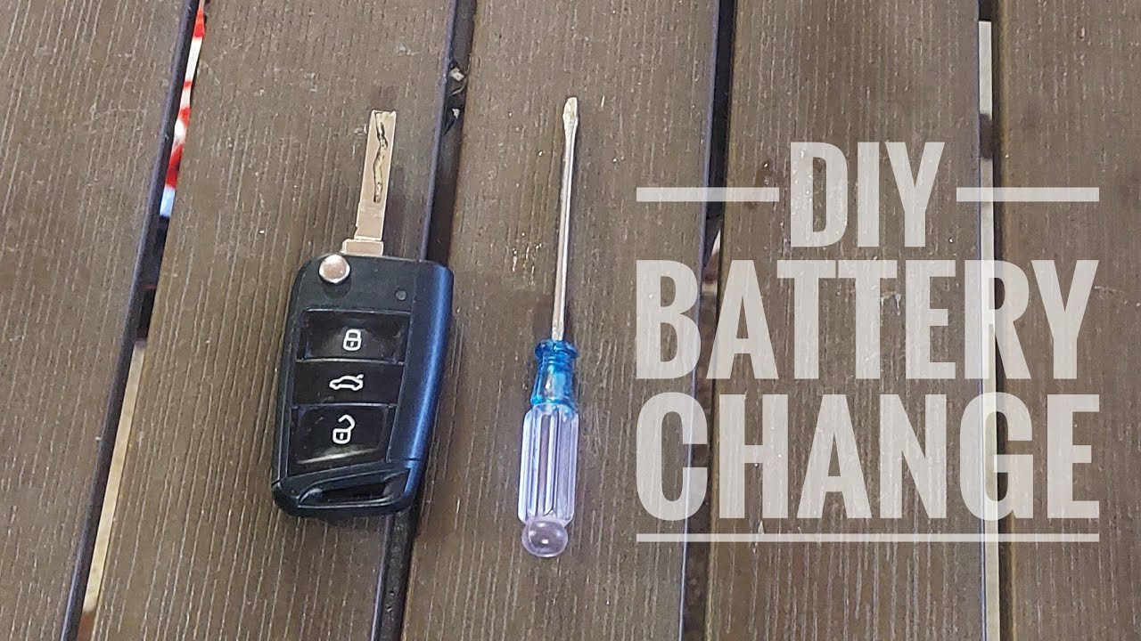 How to Replace the Key Battery for VW, Skoda, Audi (Polo 5, Golf, etc ...