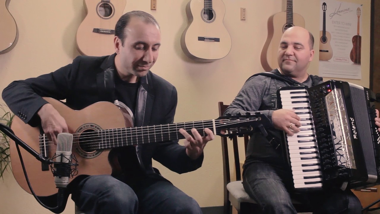 Vadim Kolpakov and Sergiu Popa – Mar Djanja. Kremona 7-string guitar ...