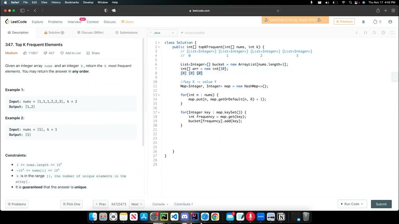 Top K Frequent Elements - YouTube