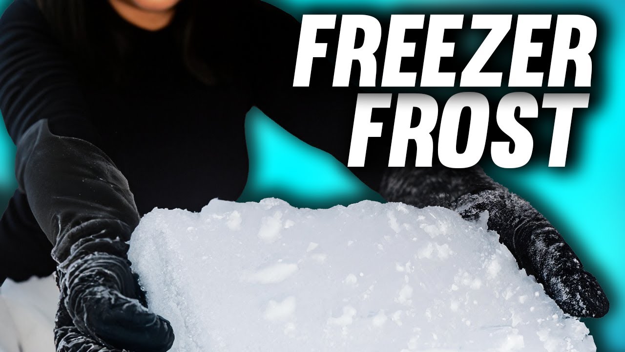 Huge Frost Build up 🧊 Deep Freezer Frost - YouTube