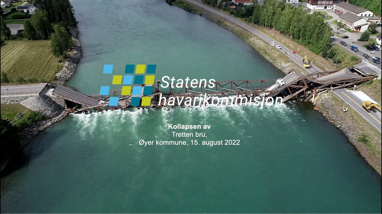 Kollaps av Tretten bru 15. august 2022 - YouTube