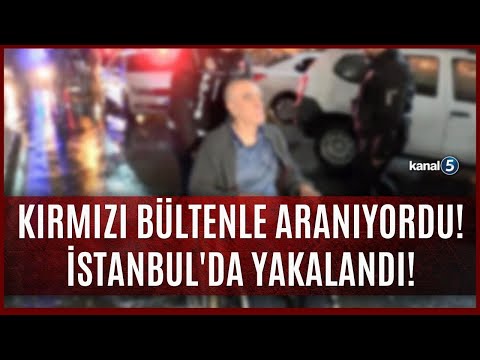 Kırmızı Bültenle Aranan Urfi Çetinkaya İstanbul'da Yakalandı