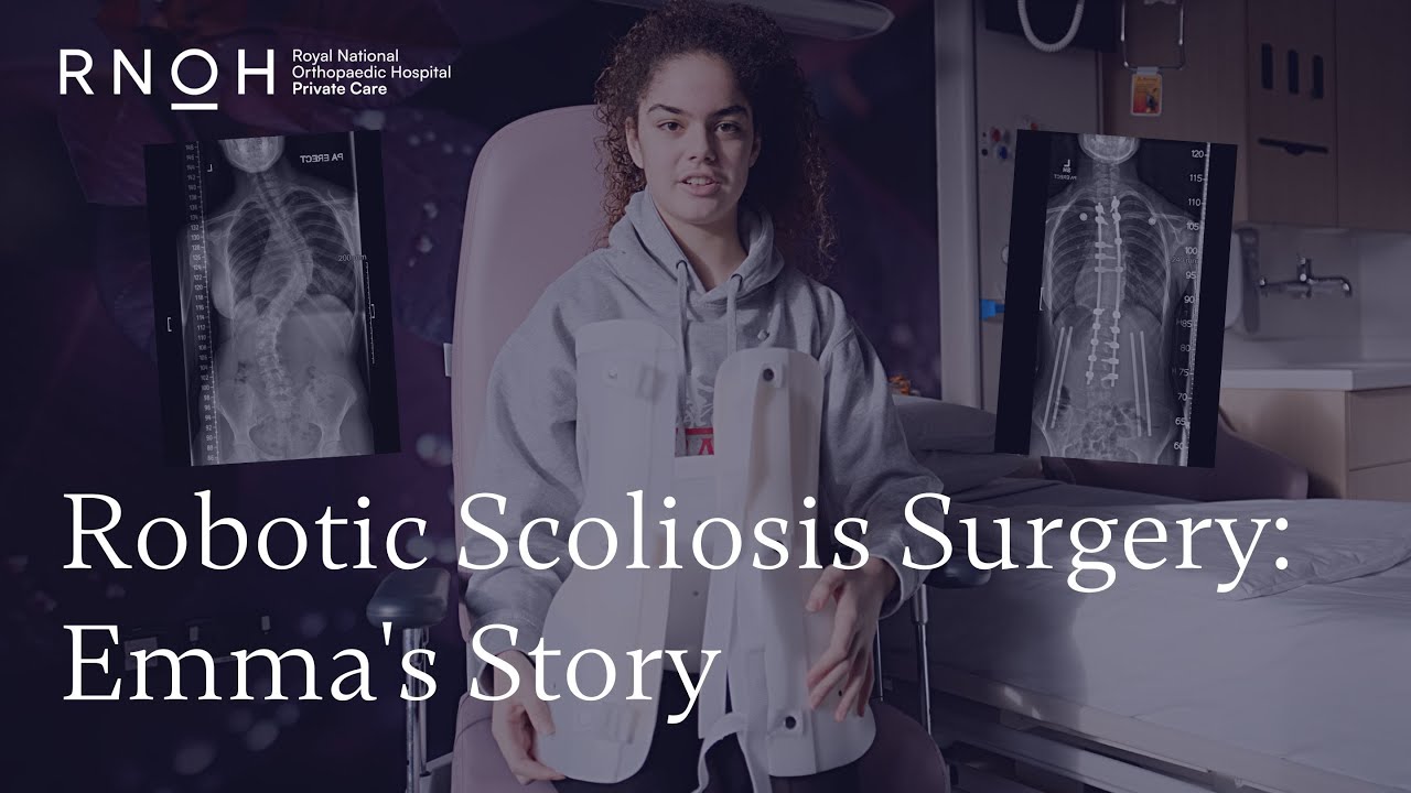 Emma's story: Scoliosis surgery using the Mazor X Stealth surgical ...